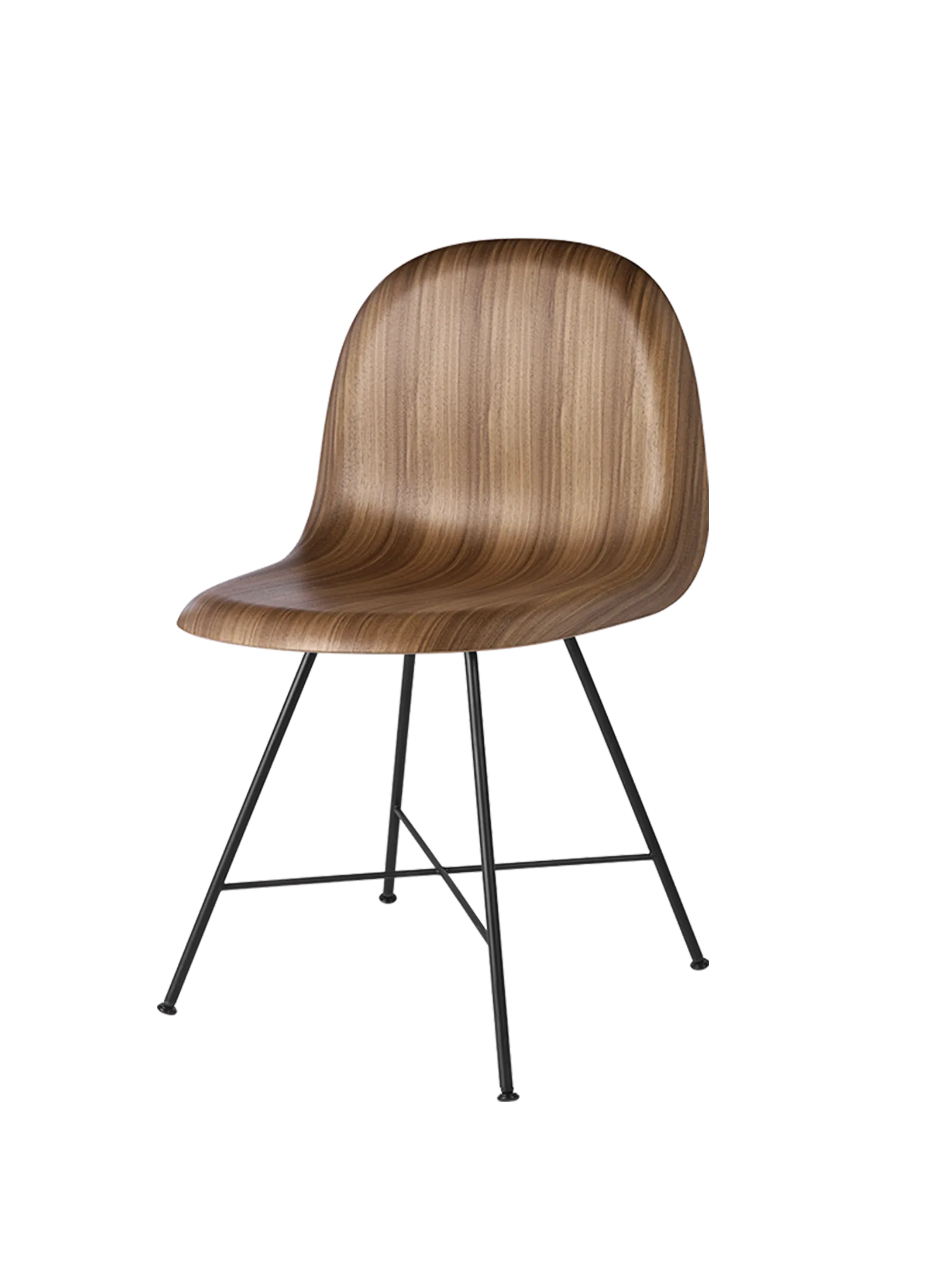 GUBI 3D Dining Chair, Un-Upholstered