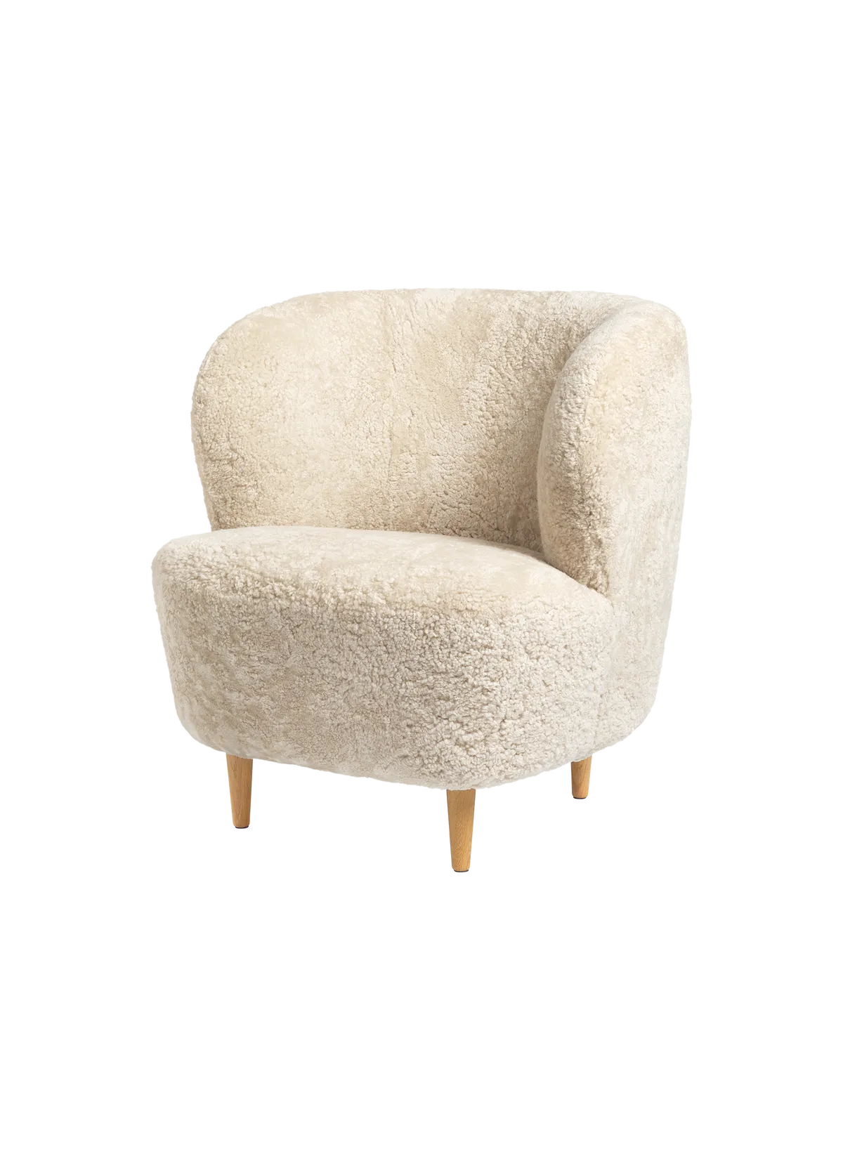 GUBI Stay Lounge Chair, Fully Upholstered