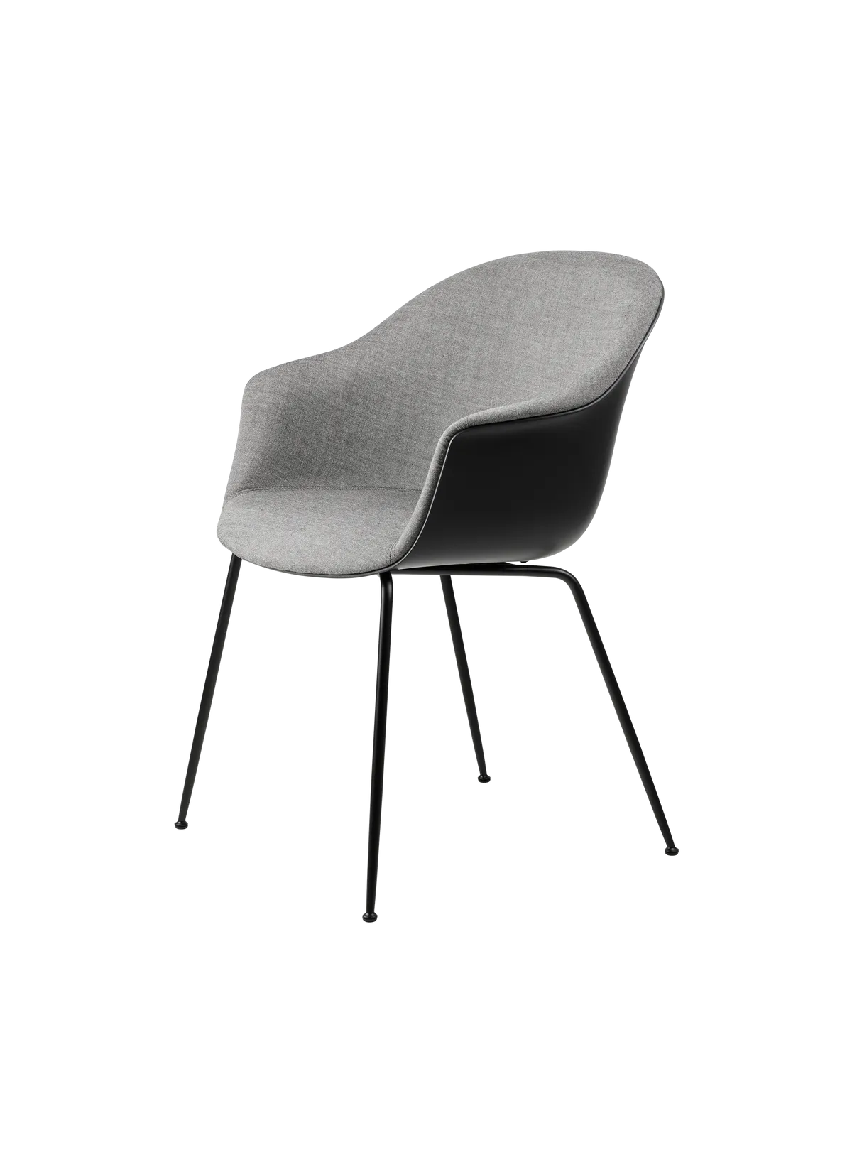GUBI Bat Dining Chair, Front Upholstered